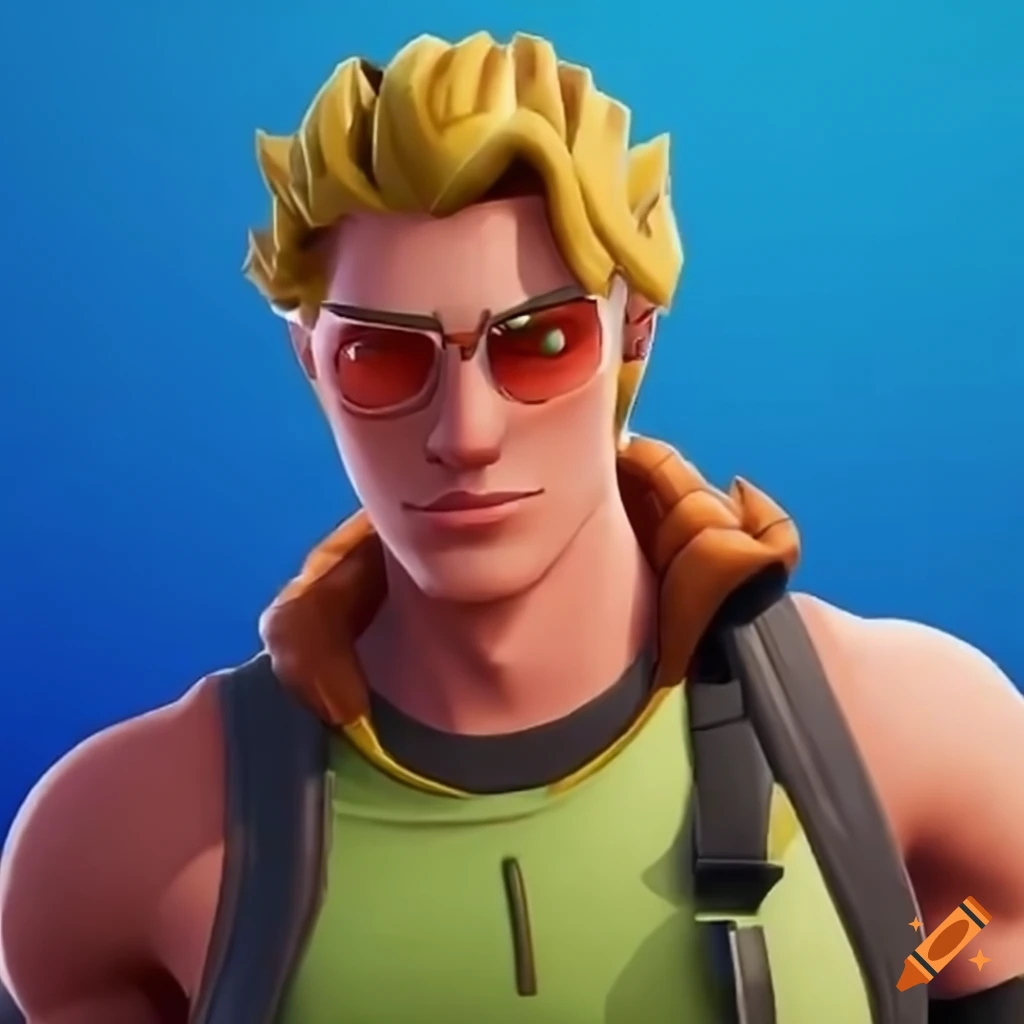 Jonesy character playing fortnite with another jonesy character in the ...