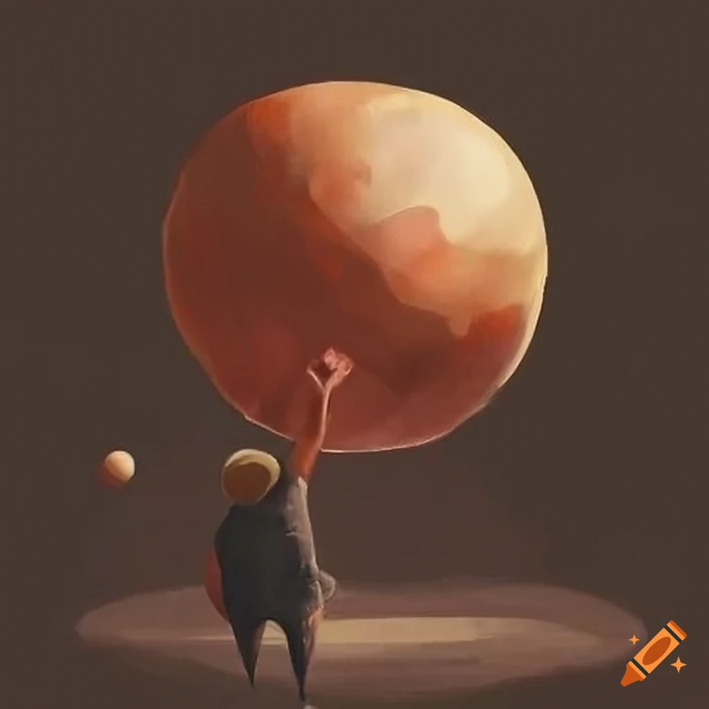 Man throwing a ball by klee on Craiyon