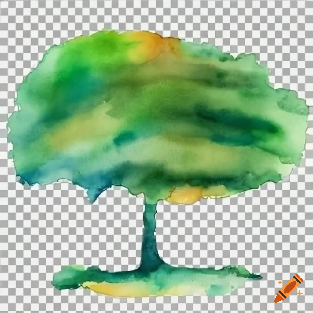 Green overhanging trees with a sense of freedom on Craiyon