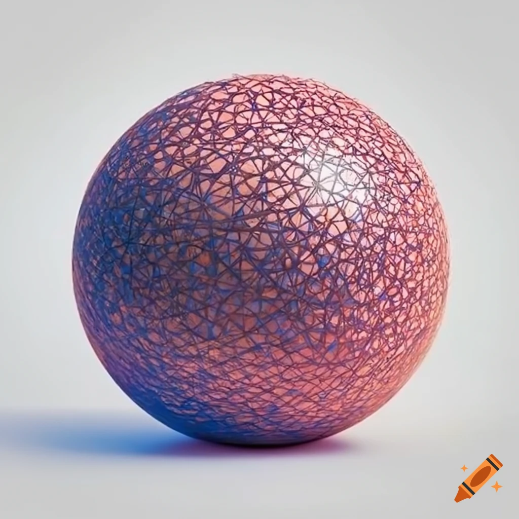 Collection of 1000 spheres on Craiyon