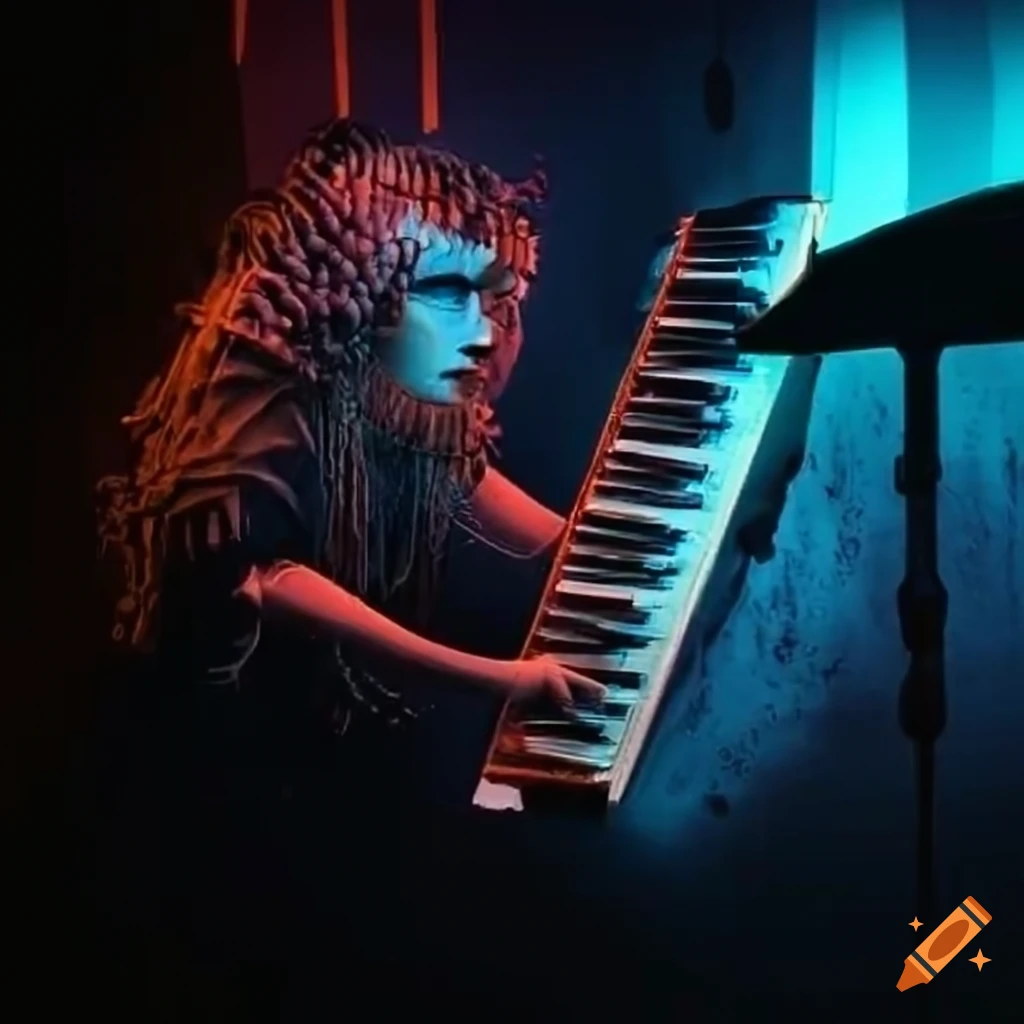 Unique synthesizer instrument on Craiyon