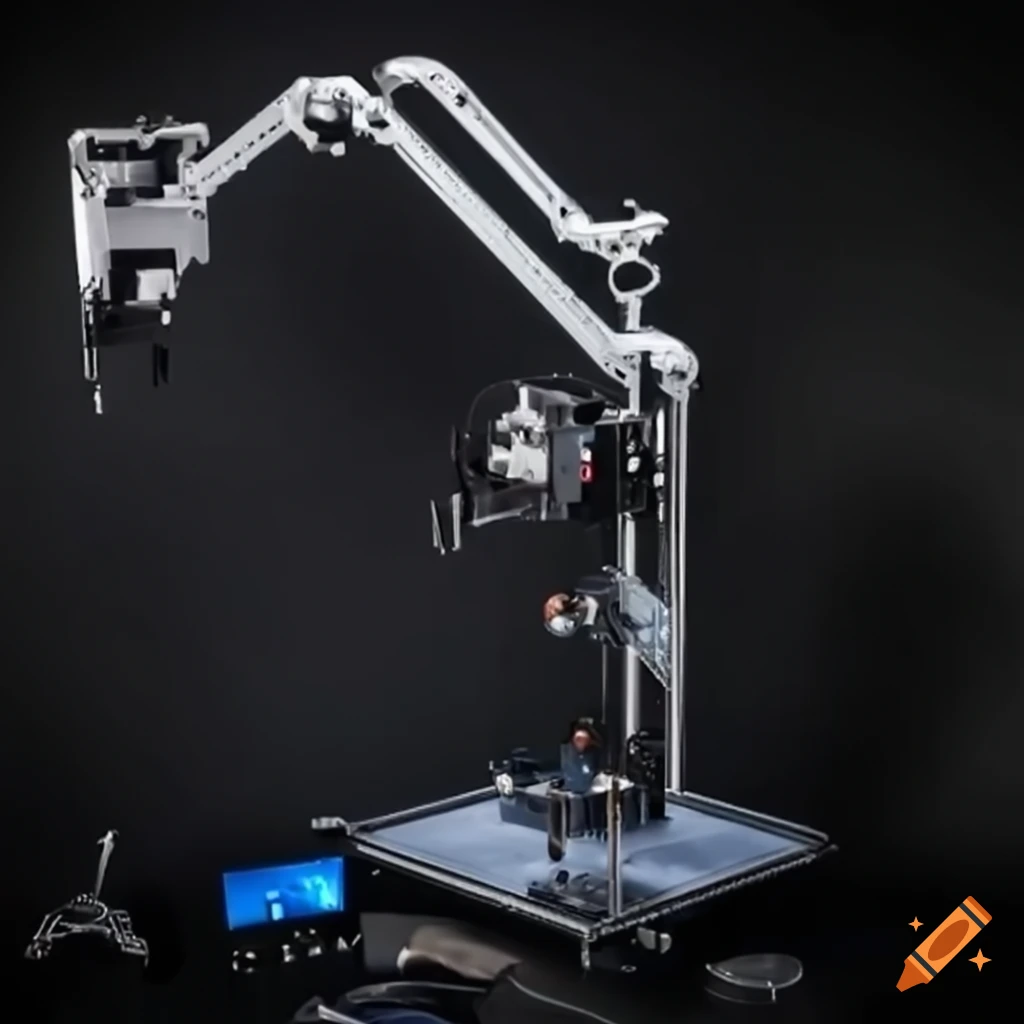 3d printer with robotic arms on Craiyon