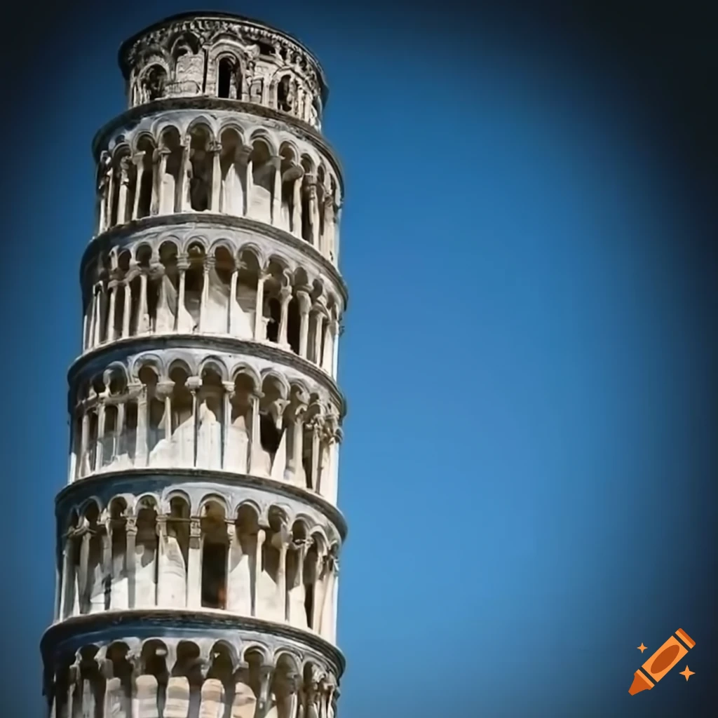 Leaning tower of pisa on Craiyon