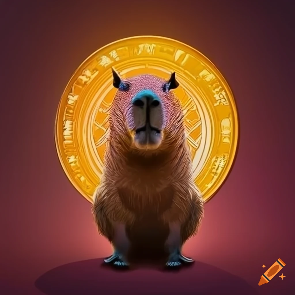 Capybara cryptocurrency on Craiyon