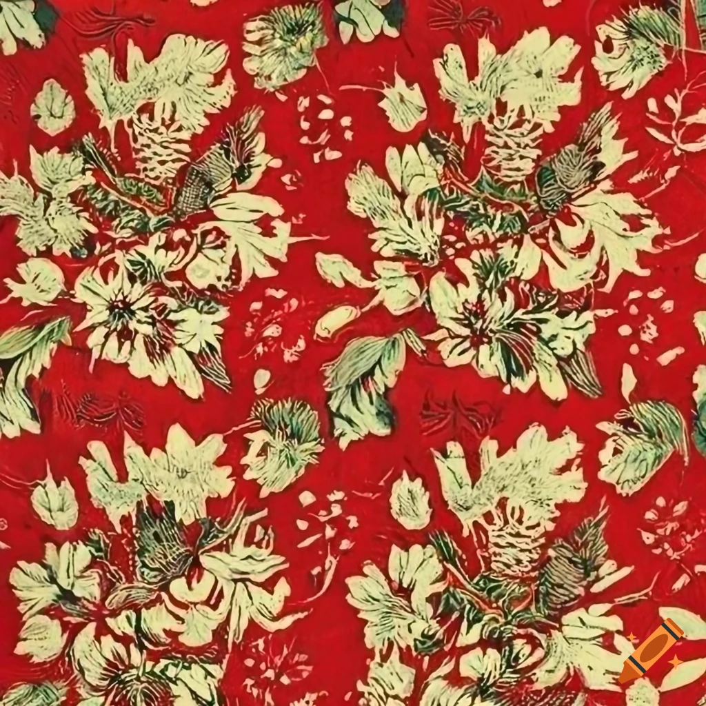 Prada-inspired flower field and spikes textile pattern print by Hugo ...
