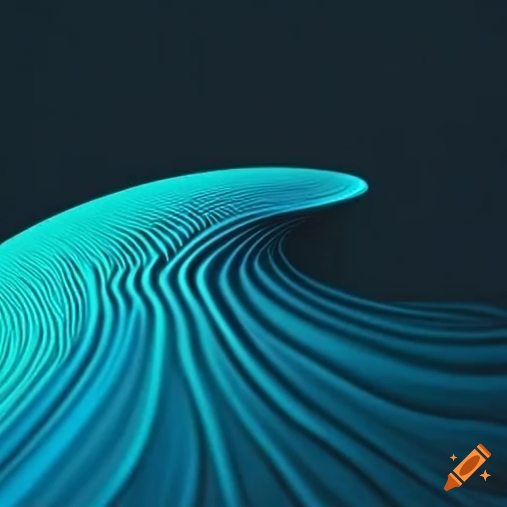 Wave circle on Craiyon