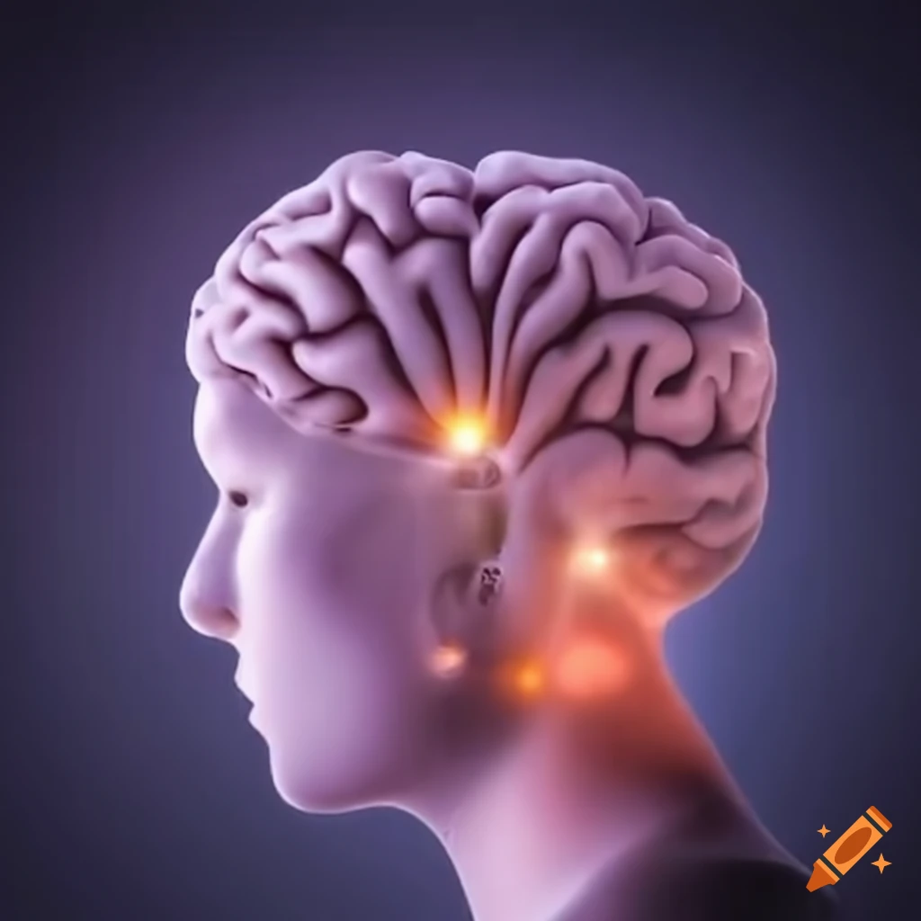 Brain implant device on Craiyon