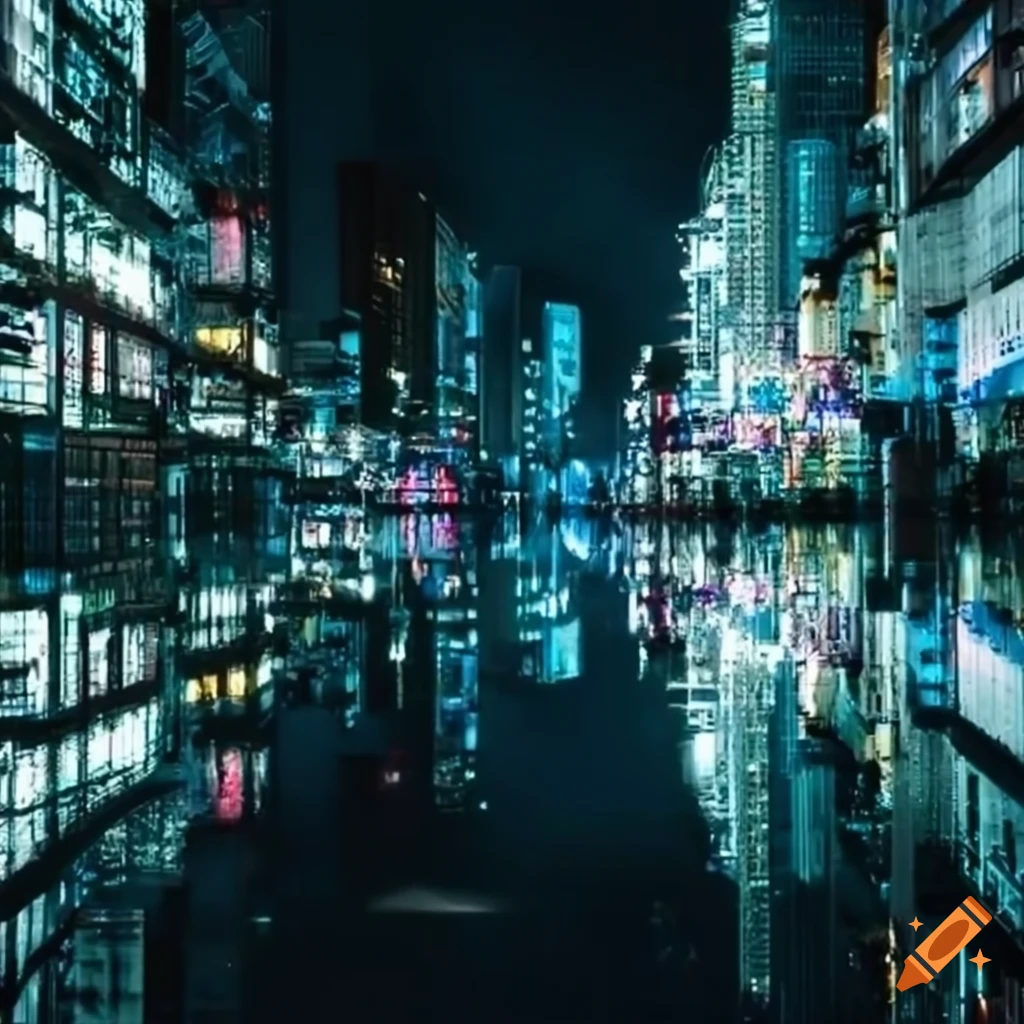 Futuristic tokyo city skyline on Craiyon