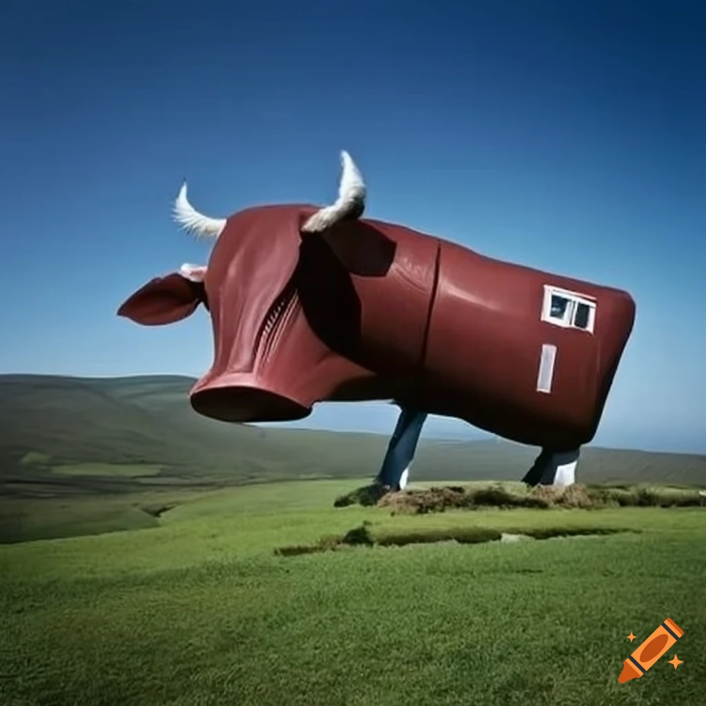 House in the shape of a cow on Craiyon