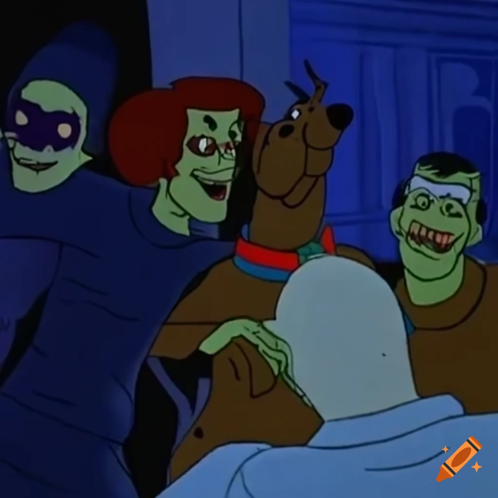 Zombie from Scooby-Doo, Where Are You! episode from 1969 on Craiyon