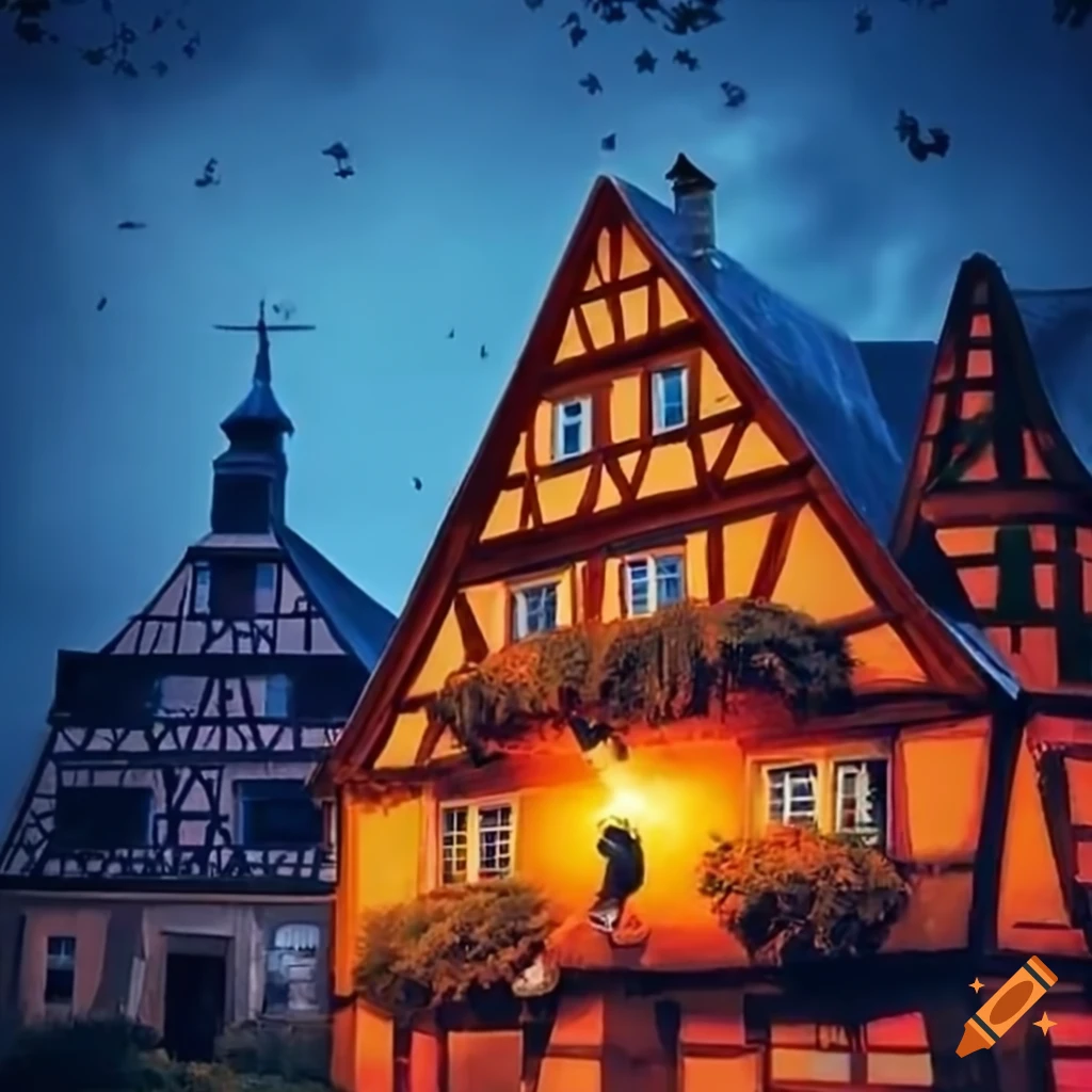 Small german village on Craiyon