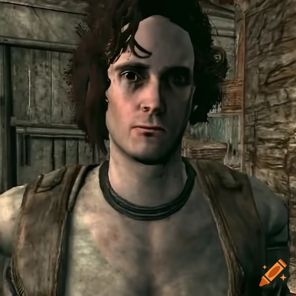 Jeff buckley character in fallout 3 on Craiyon