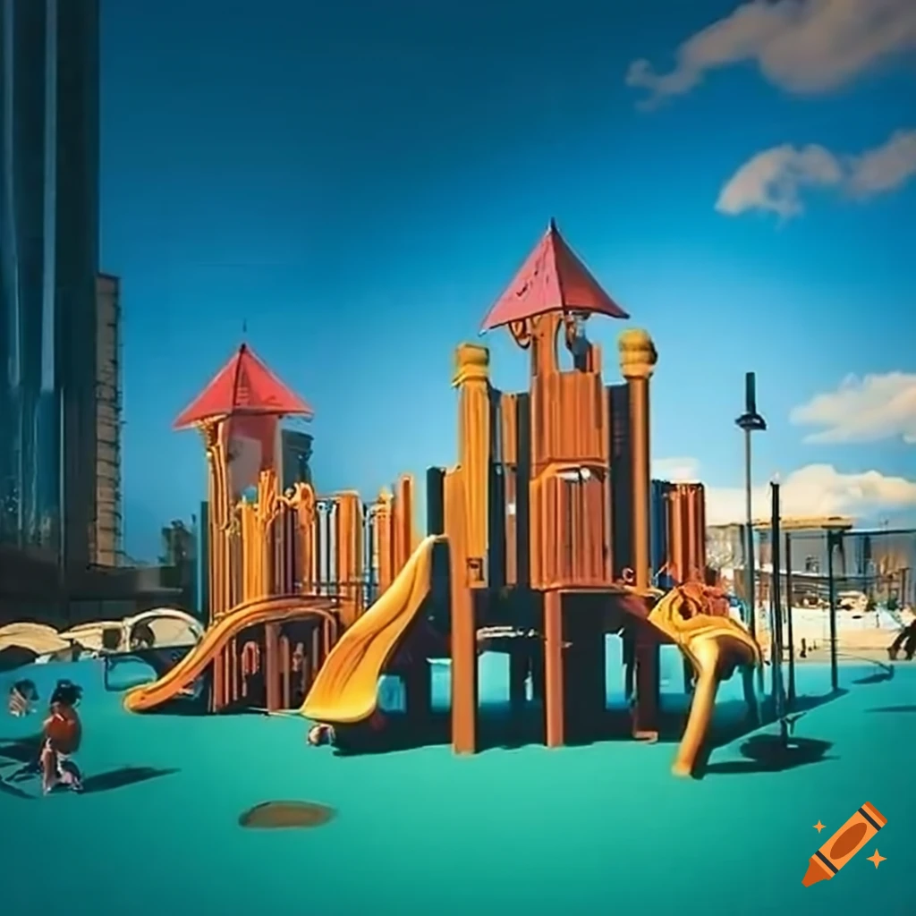 Atlantic city playground on Craiyon