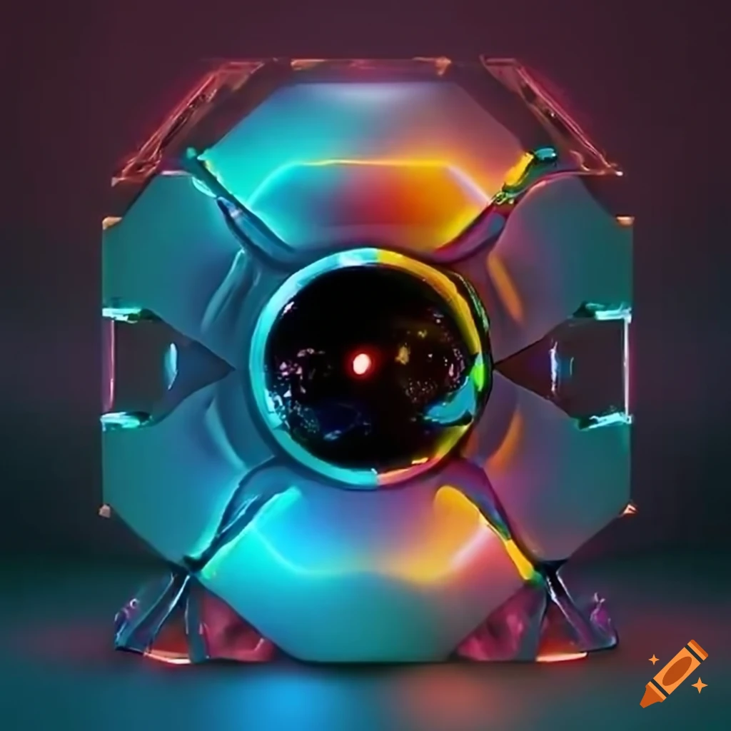 Small, sleek machine with a minimalist design and shiny, polished ...