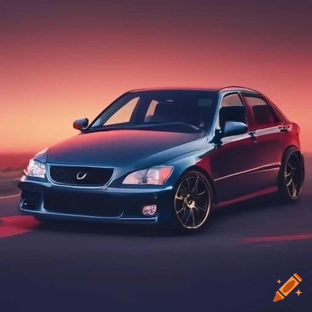 Redesigned front end of a 2000s lexus is on Craiyon