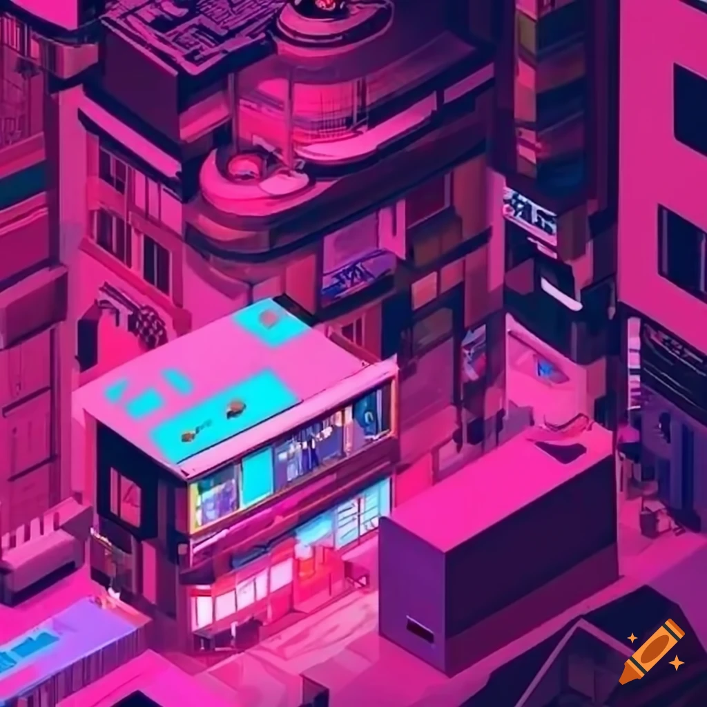 Isometric detailed digital art of tokyo on Craiyon