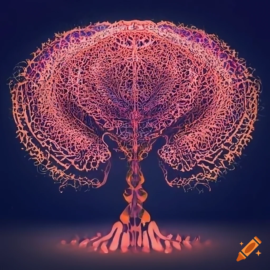 Visualization of the number three using a tree structure on Craiyon