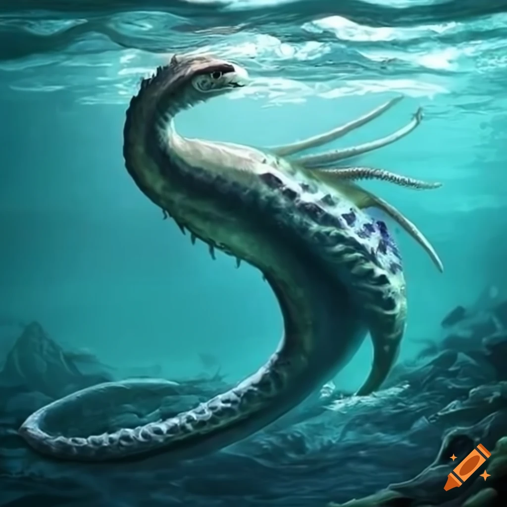 Sea monster on Craiyon
