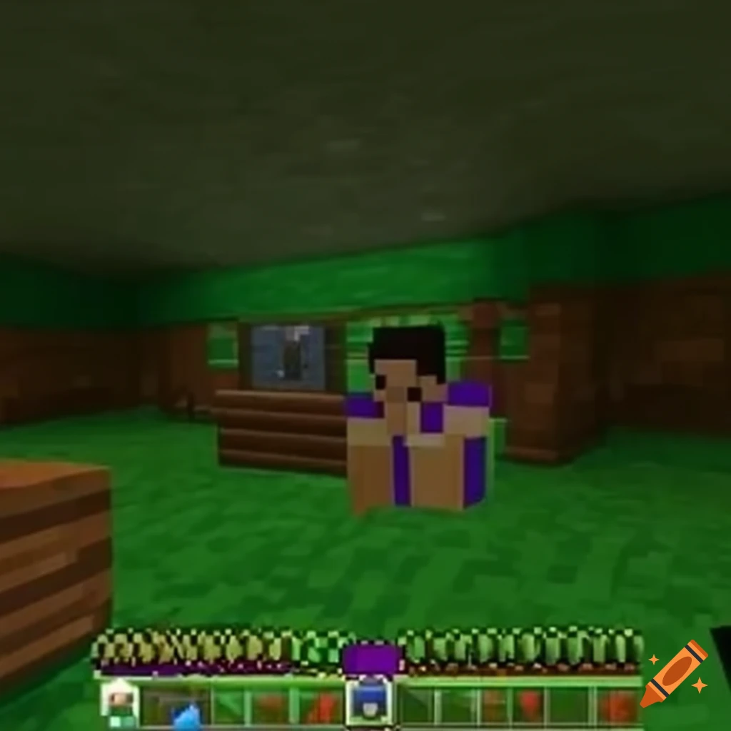 Minecraft steve character in ohio on Craiyon