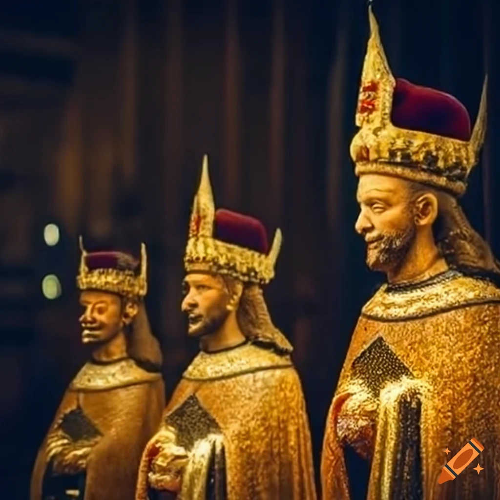 Three kings on Craiyon