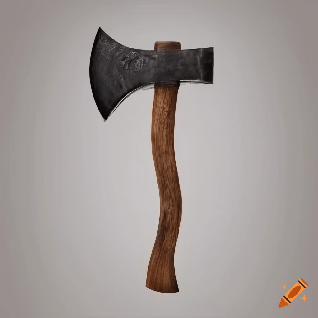 Carbon-handled axe on Craiyon