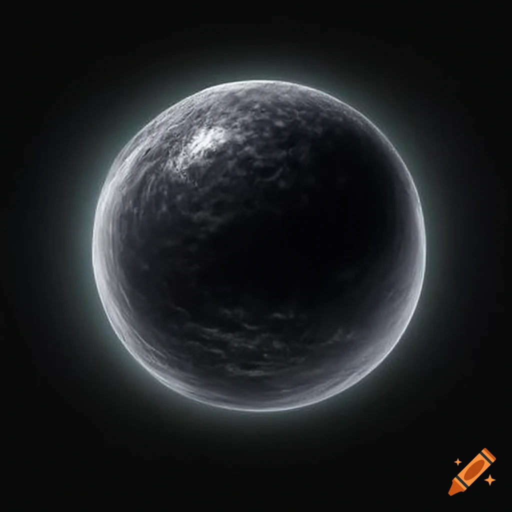 Giant black ball with thunderbolts on Craiyon
