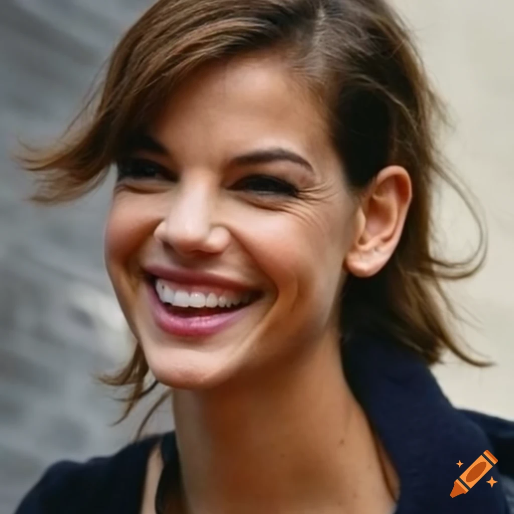 Close-up portrait of a stunning beauty with a unique facial feature on ...