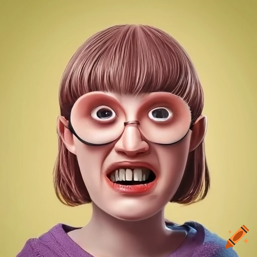 Humorous facial expression on Craiyon