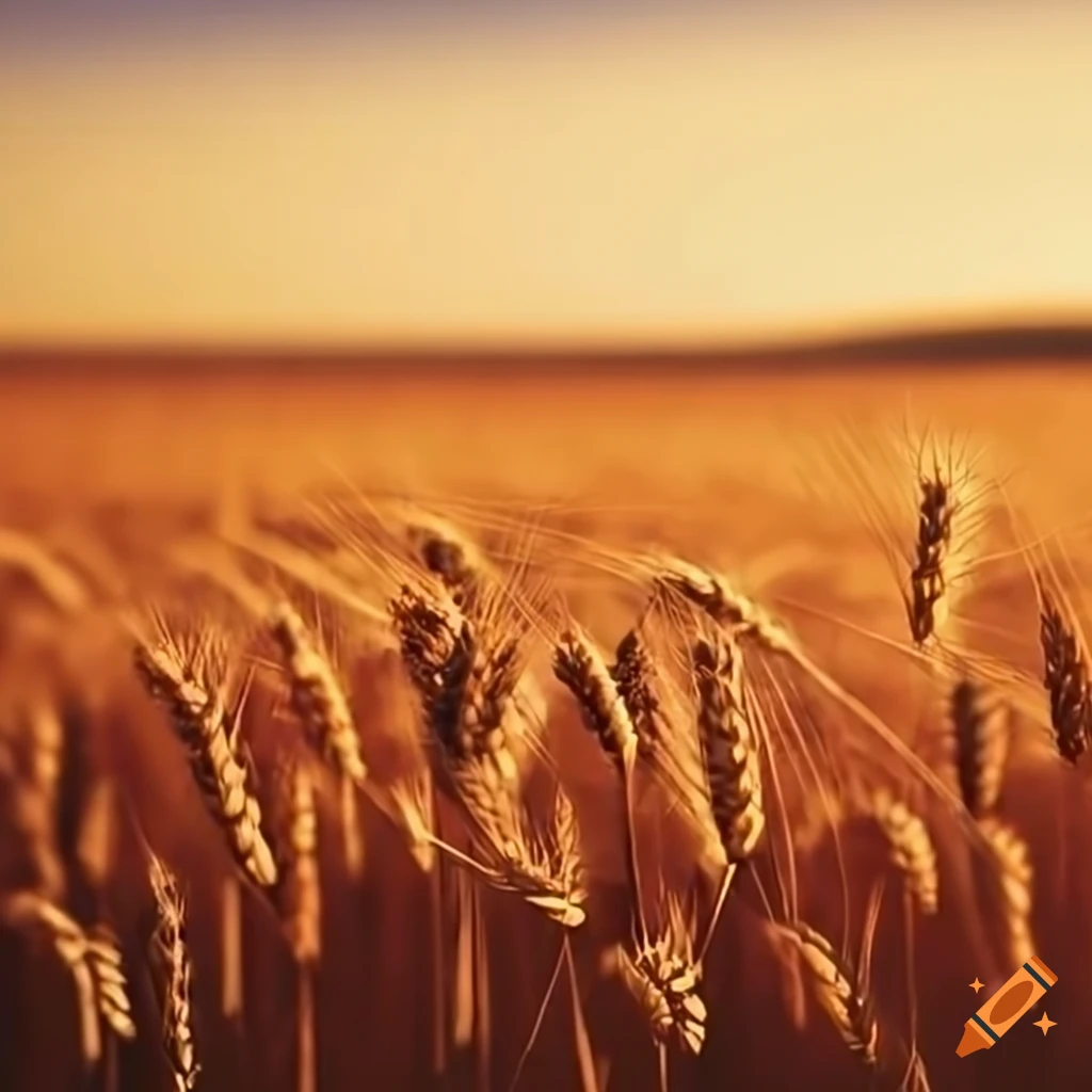 Winter wheat field on Craiyon