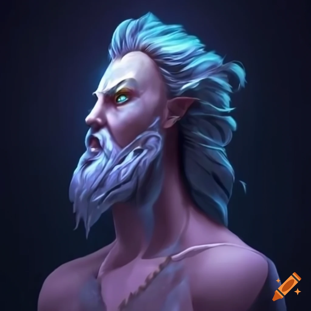 Futuristic dark zeus avatar on Craiyon
