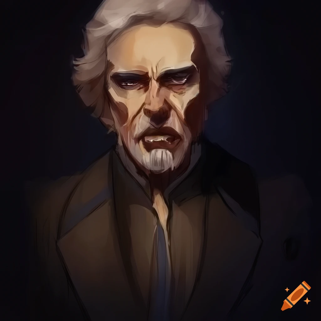 Sketch art of mobius m. mobius on Craiyon