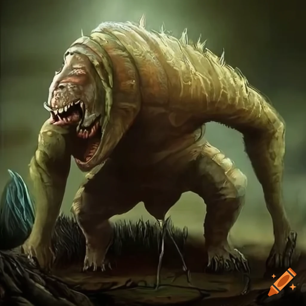 Beavis-oliphant monster in battle of rohan on Craiyon