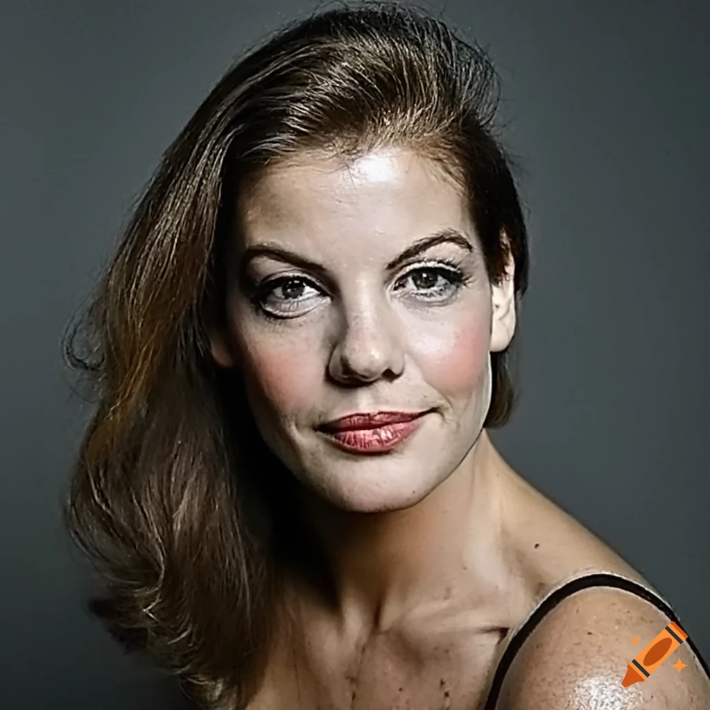 Close-up of a stunning female with unique facial features on Craiyon