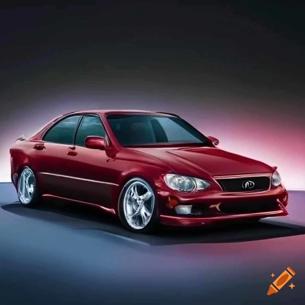 Redesigned front end of a 2000s lexus is on Craiyon