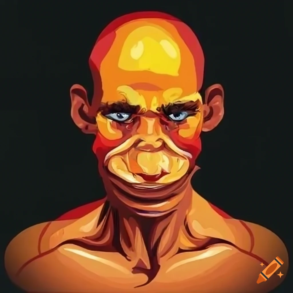 Bodybuilder with a duck head on Craiyon