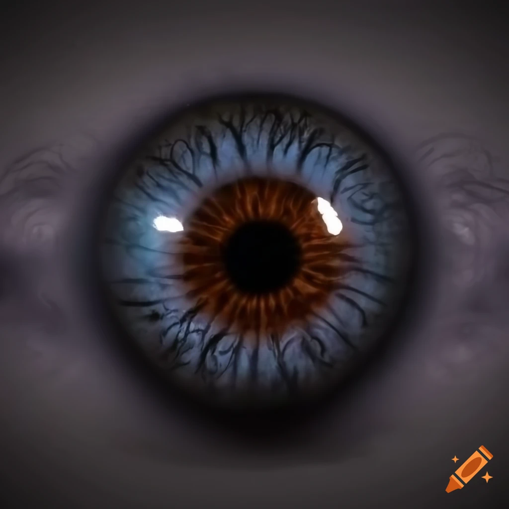 Draconic eyeball seamless texture with black sclera on Craiyon