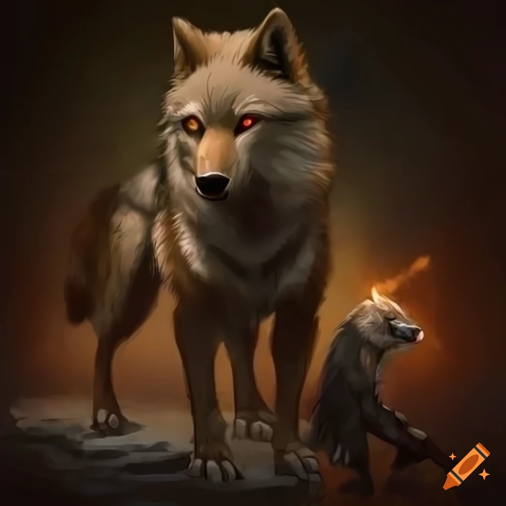 Rpg wolf animal on Craiyon