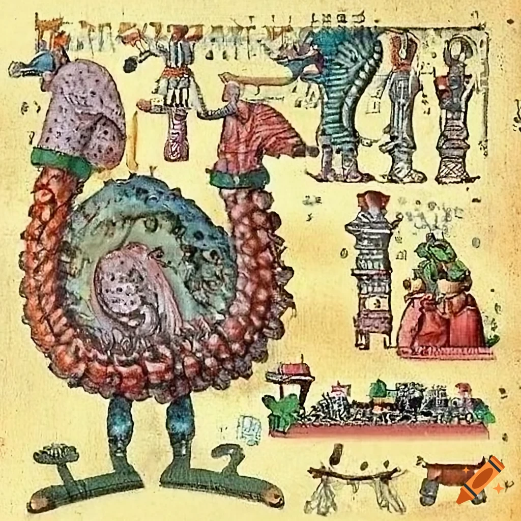 Codex Seraphinianus New Page On Craiyon