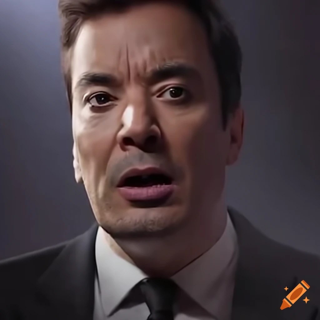 Jimmy Fallon in a mystery as a distraught detective on a backlit ...