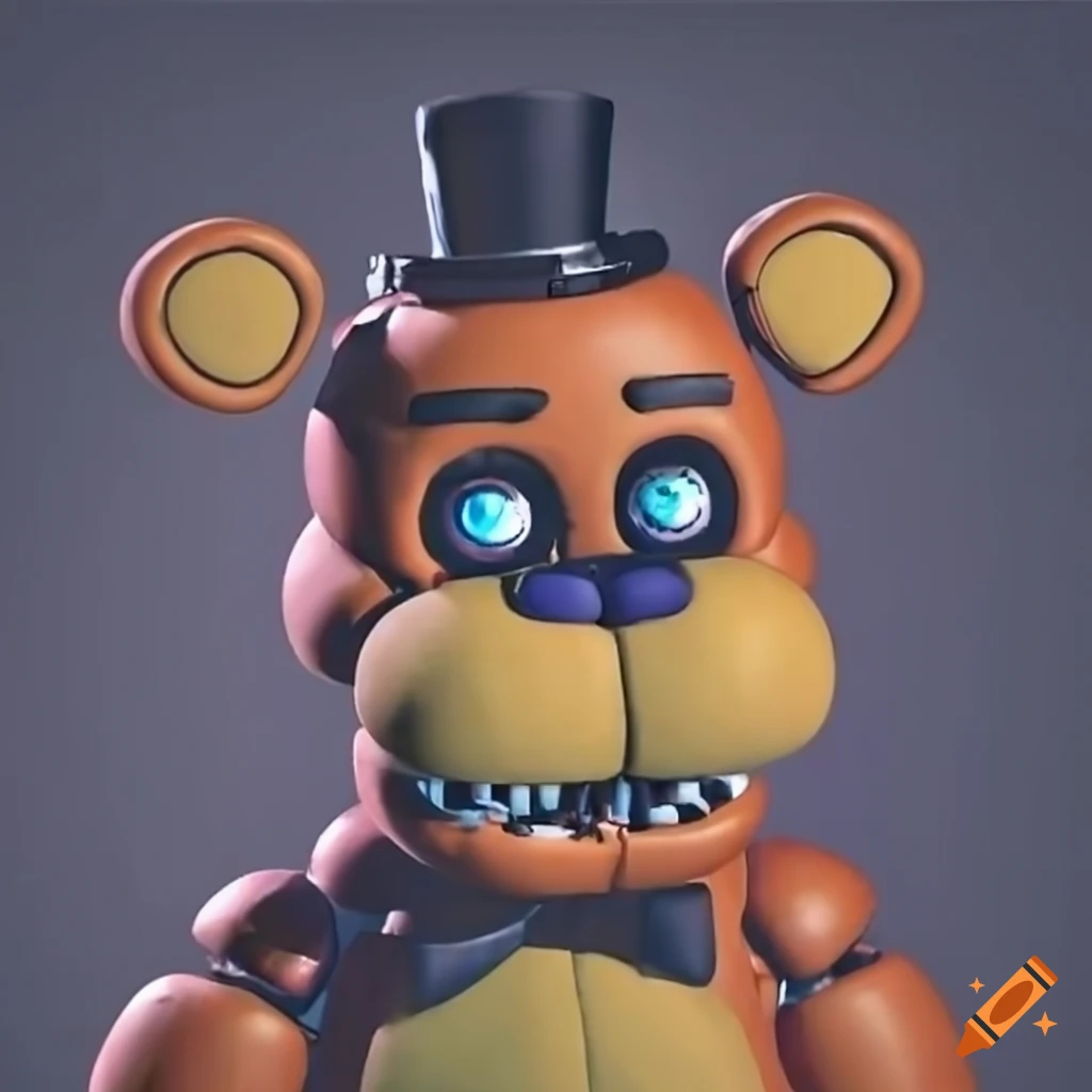 Freddy fazbear character from fnaf on Craiyon