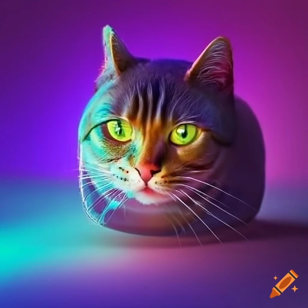 Cat-shaped orb on Craiyon