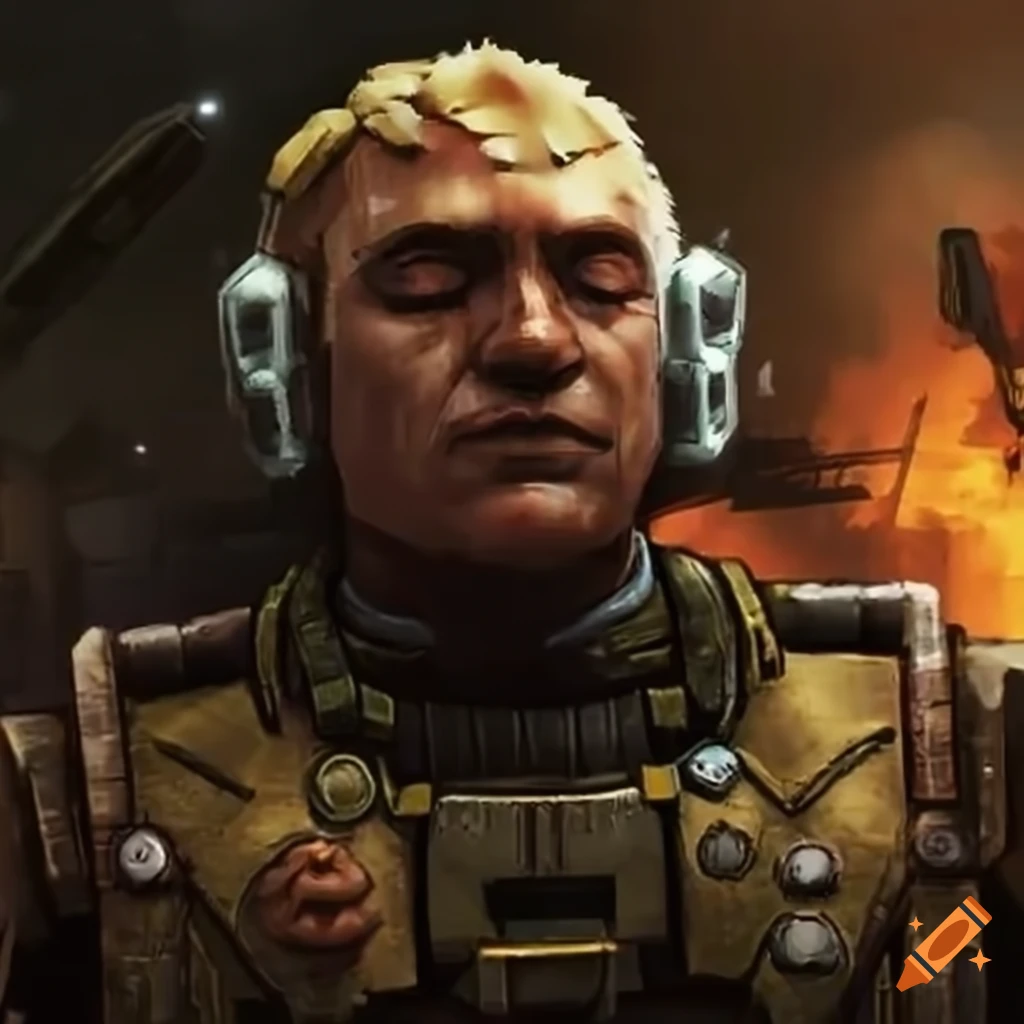 Battletech pilot named lucky noob on Craiyon