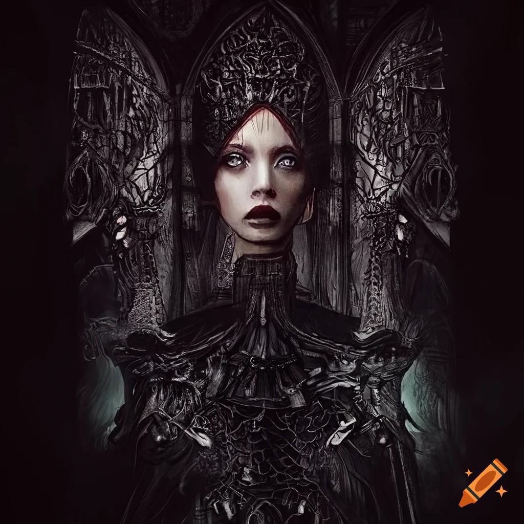 Fashion photography with gothic, cyberpunk aesthetic featuring a family ...