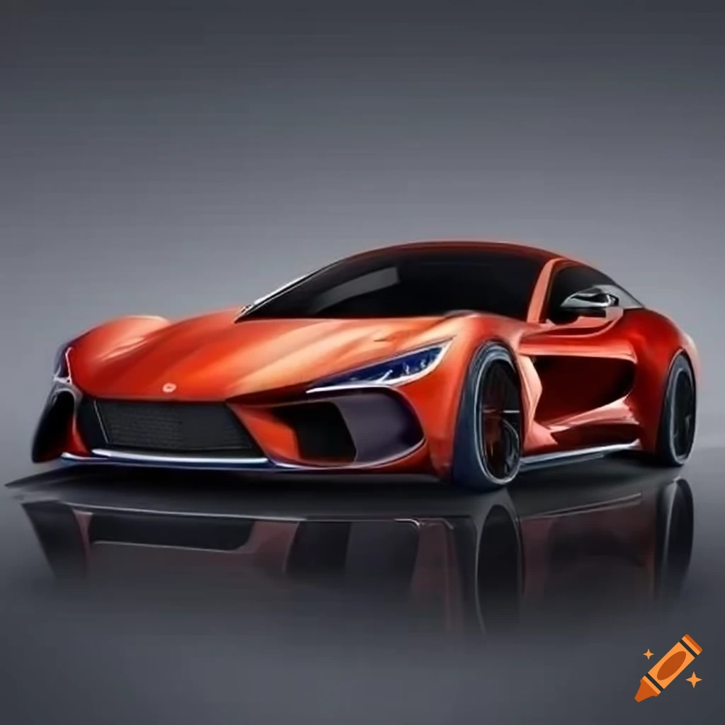 Gt class sports car design on Craiyon