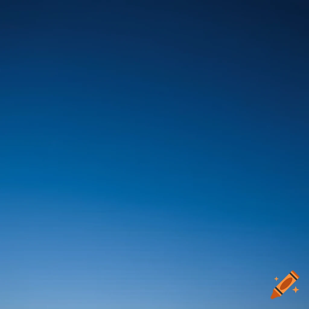 Blue empty sky on Craiyon