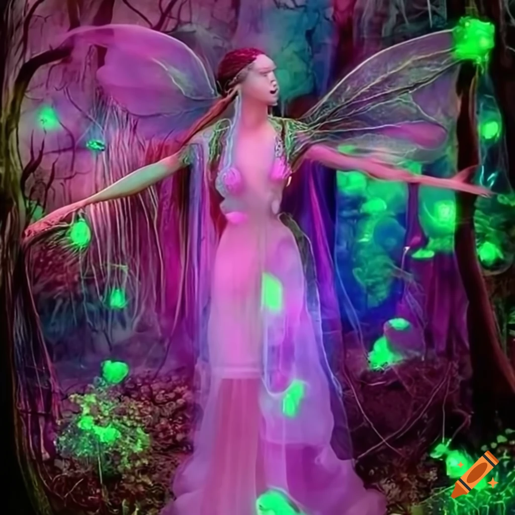 Fantasy and reality converge in enchanted goddess forests and neon ...