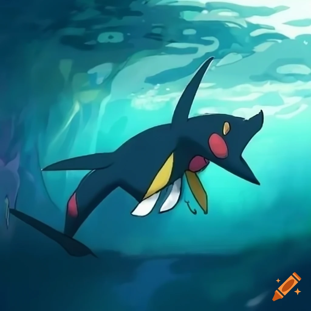 Pokemon character fishing in a strong manner on Craiyon