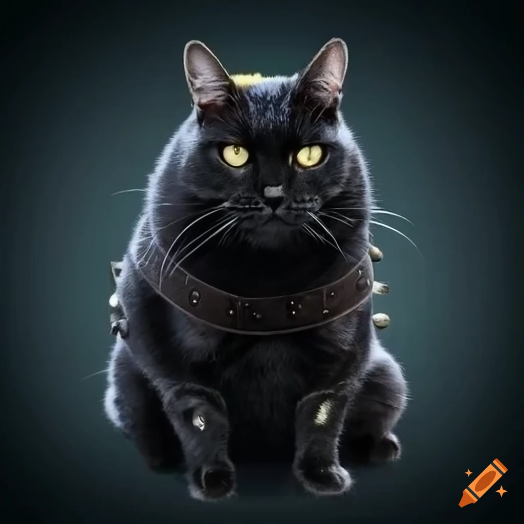 Funny fat cat in Roman gladiator armor in the Colosseum on Craiyon