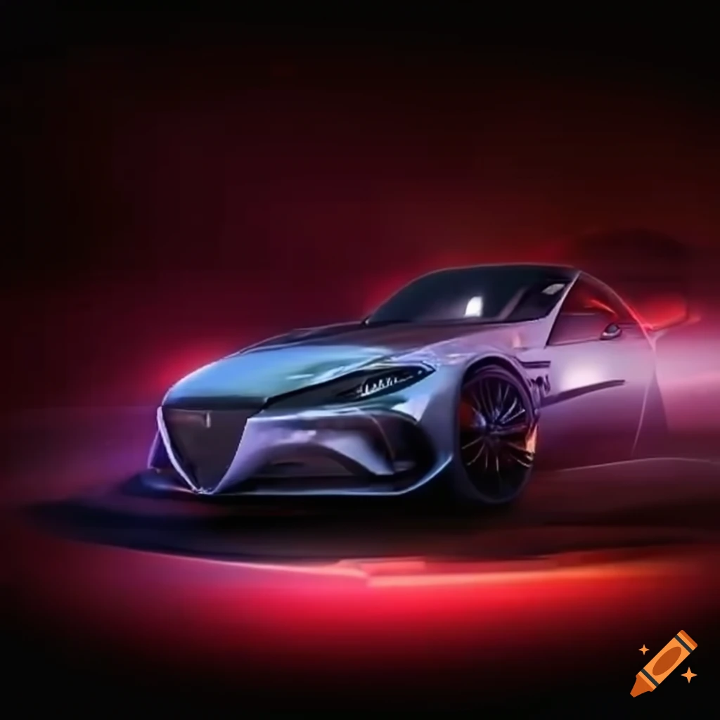 One car at full resolution on Craiyon