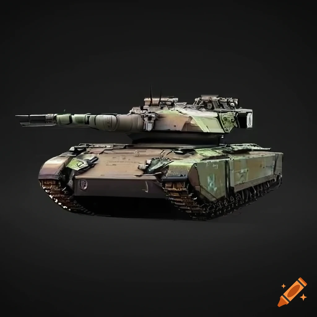 Mark 1 Main Battle Tank with futuristic design on Craiyon